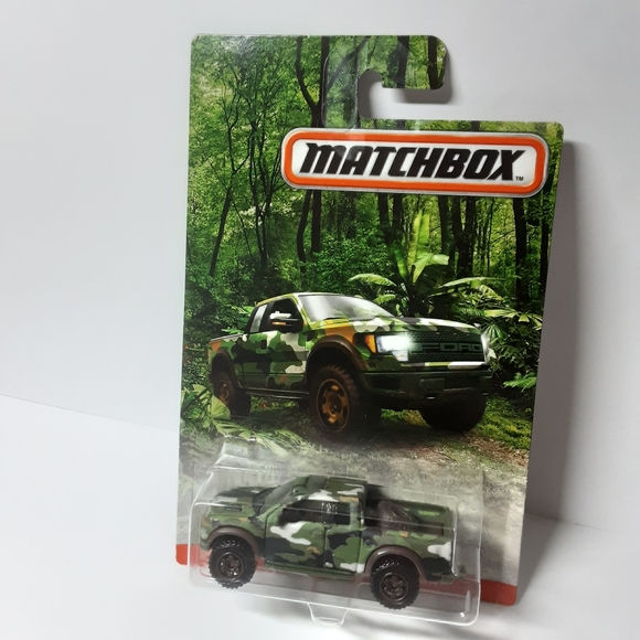 MATCHBOX | Toys | Matchbox Ford F5 Svt Raptor Camo New | Poshmark